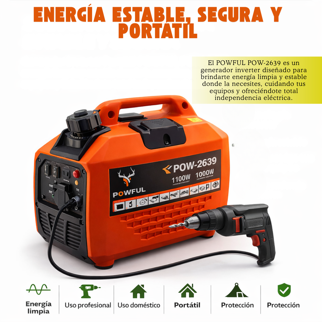 GENERADOR DE ENERGIA 1100W – Tienda 1